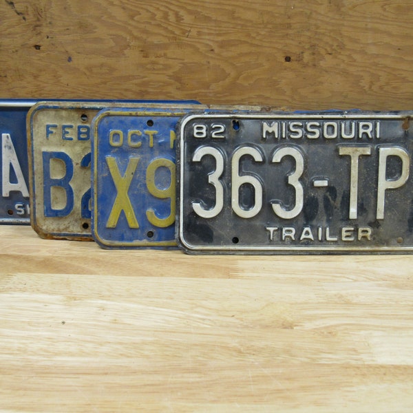 Rustic License Plate - Etsy