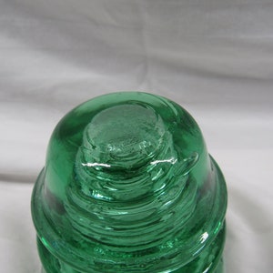 Green Glass Insulator, Stunning Green Mclaughlin Insulator, Bright ...