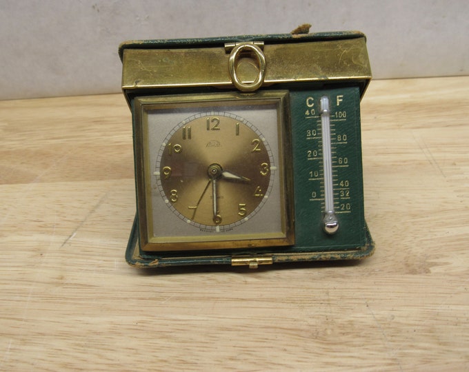 KOHLER Travel Clock, Book Style Kohler Travel Clock With Thermometer - Etsy