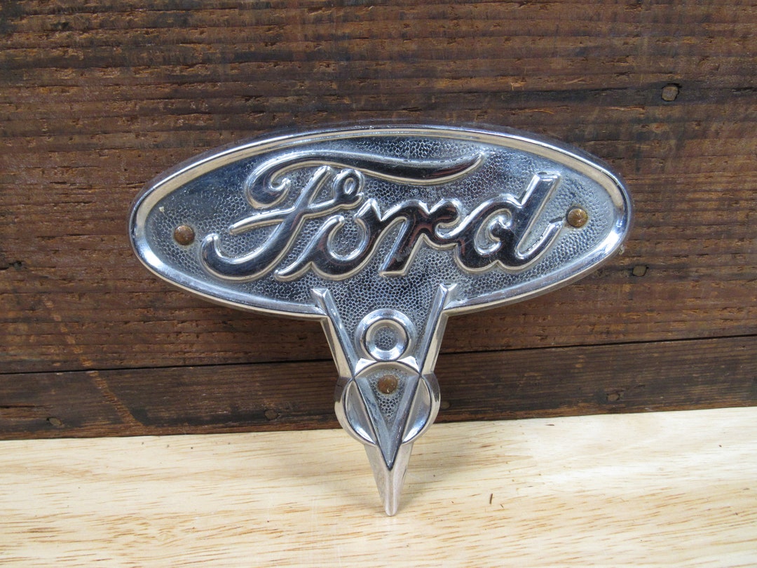 FORD V8 Emblem, 1930's Ford Truck V8 Emblem - Etsy