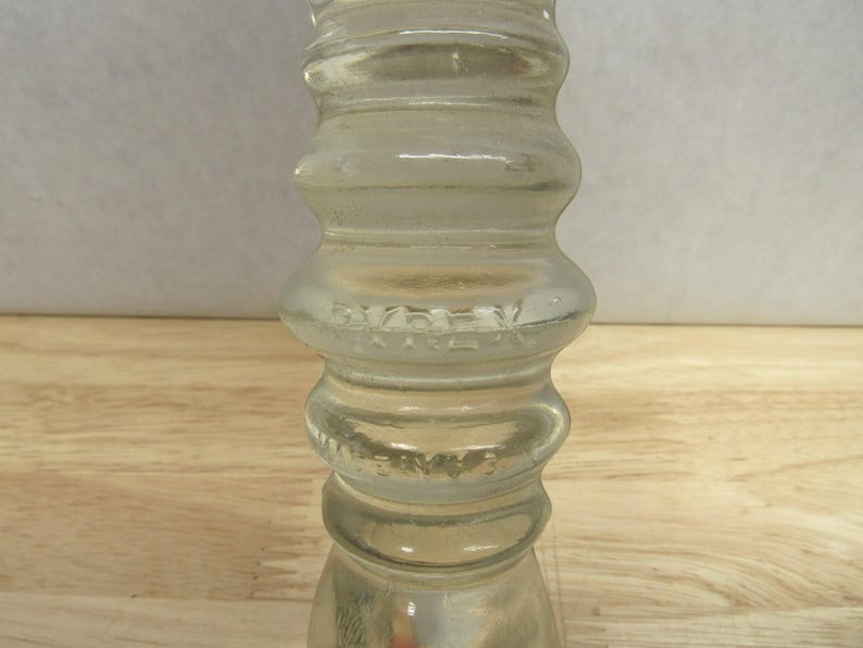 Clear Pyrex Insulator, 7 1/2" Clear Glass Pyrex Radio Strain, 7 1/2 ...