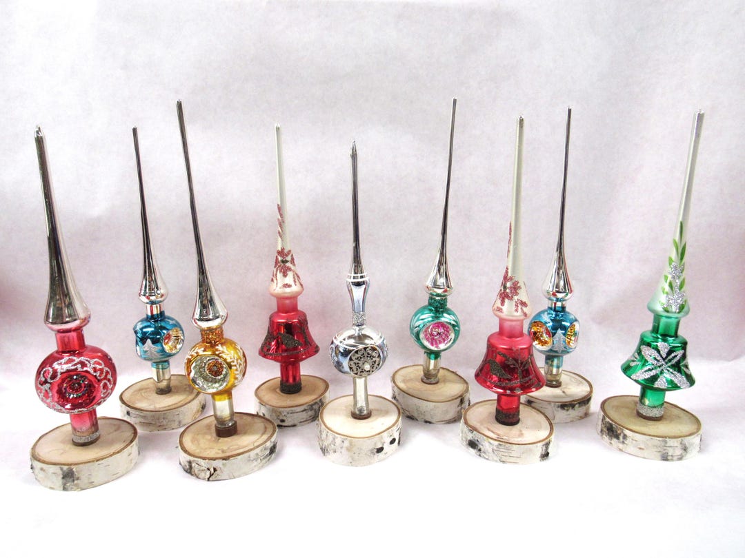 Tree Topper Ornaments, Tree Topper Ornaments on Custom Cut Piece of ...