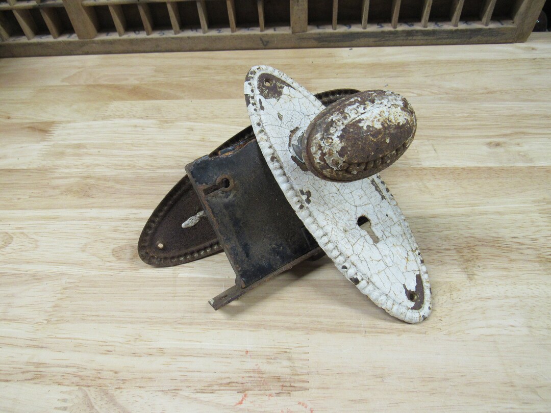 Rustic Door Knob, Door Knob Set With Lock Set, Vintage Door Knob Set ...