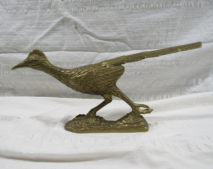 Brass Roadrunner, 12 Brass Roadrunner Figurine - Etsy