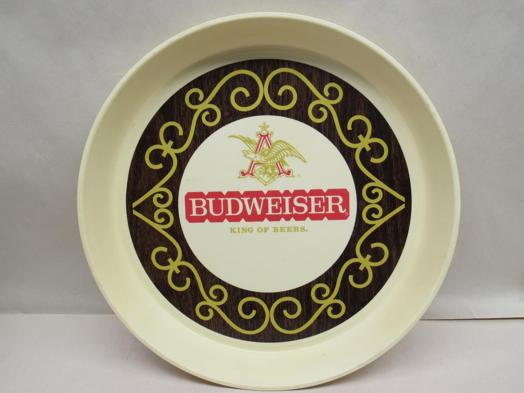 Budweiser Beer Tray, Plastic Budweiser Beer Serving Tray - Etsy