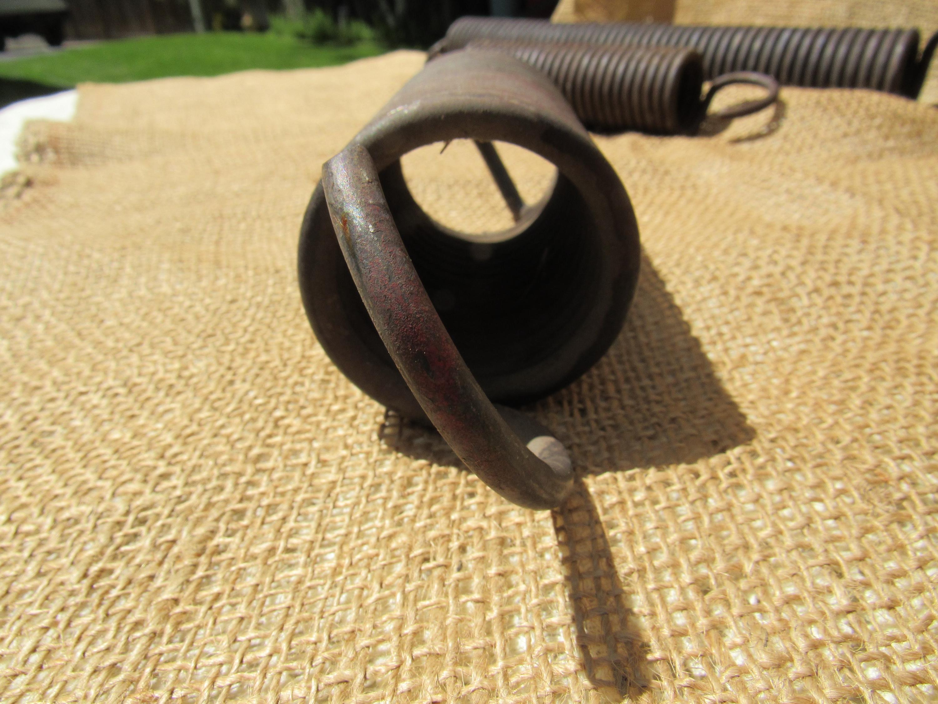LARGE Rusty Spring, Choose Your Spring, 8" 9" OR 16" LARGE Industrial ...