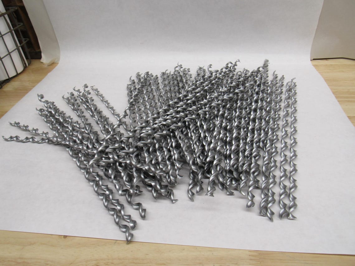 Twisted Aluminum, Long Twisted Metal Pieces, Curly Q Metal Pieces - for ...