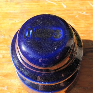 Cobalt Blue Insulator, Blue Porcelain Insulator, Cobalt Blue Porcelain ...
