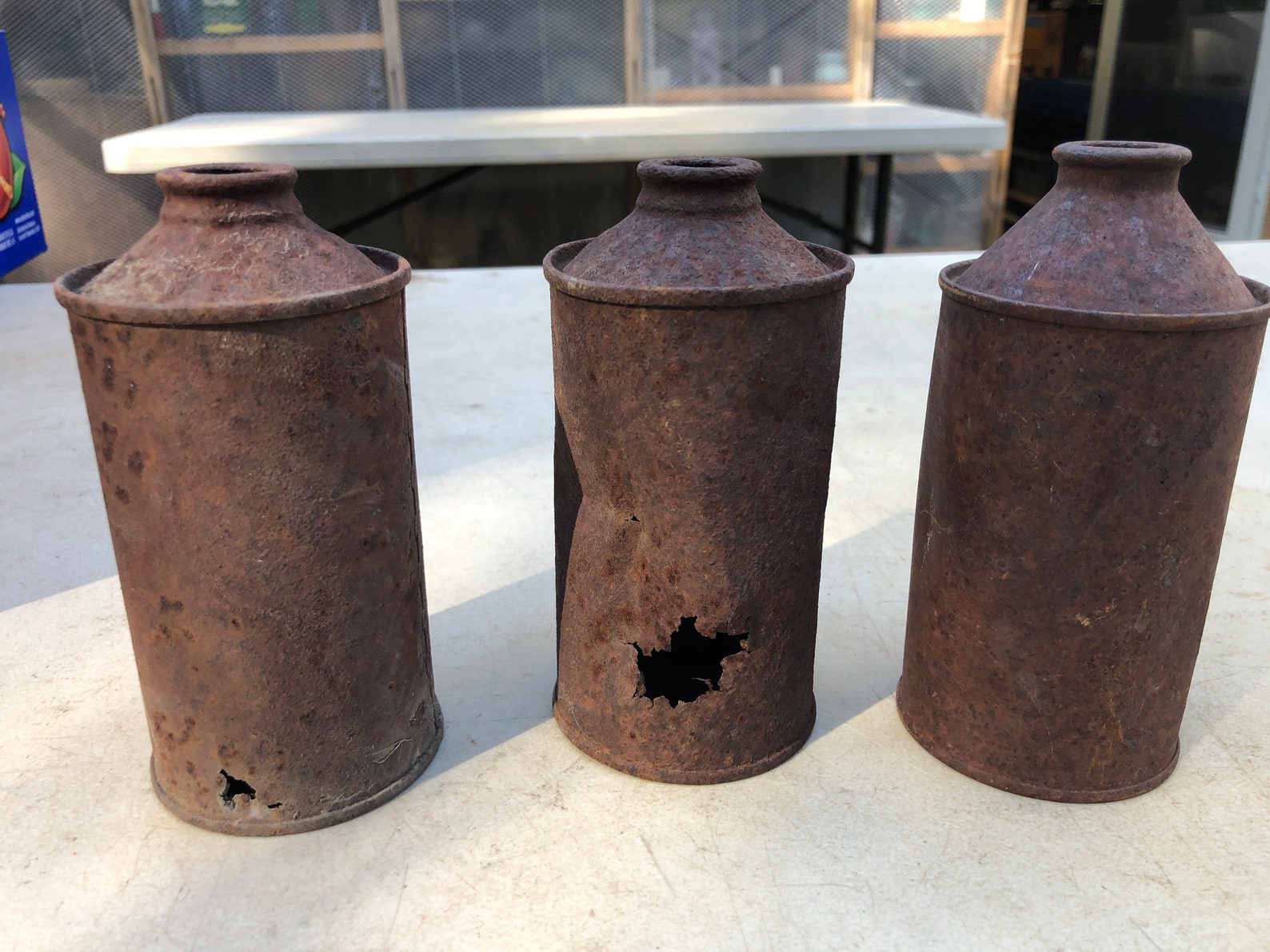 Rusty Cone Cans 3 Vintage Beer Cans Vintage Cone Can Acme | Etsy