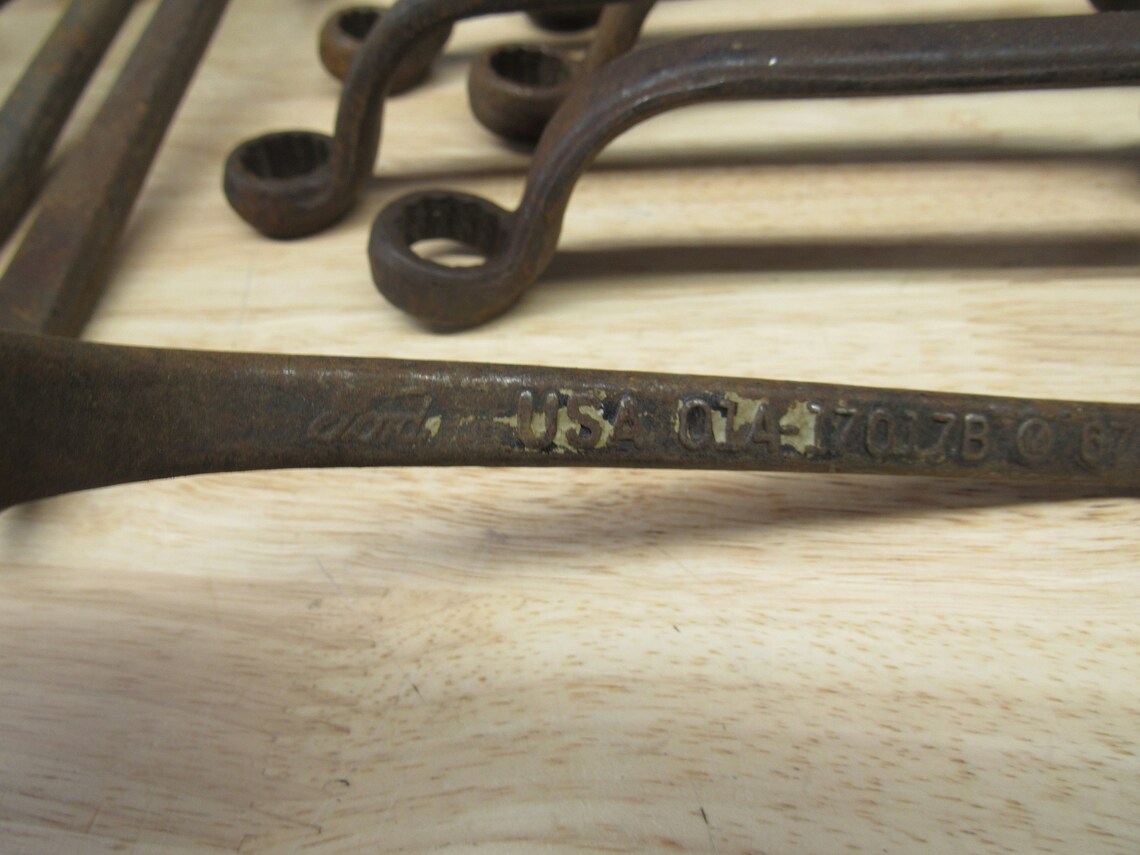 Model T Wrenches, Ford Model T Wrench, Rusty Combination Wrenches ...