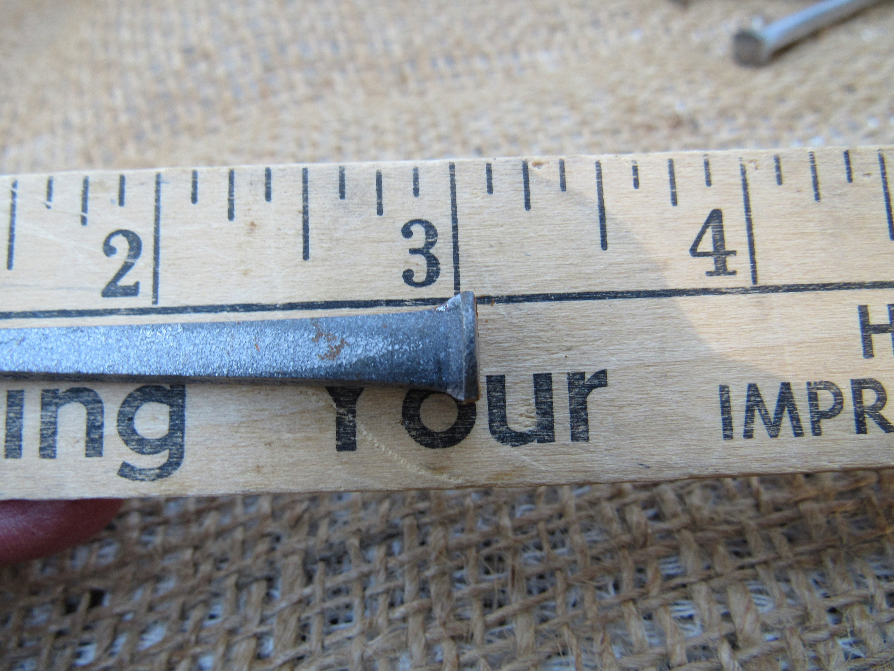 Square Cut Nails 50 Metal 3 Square Nails New Old Stock | Etsy