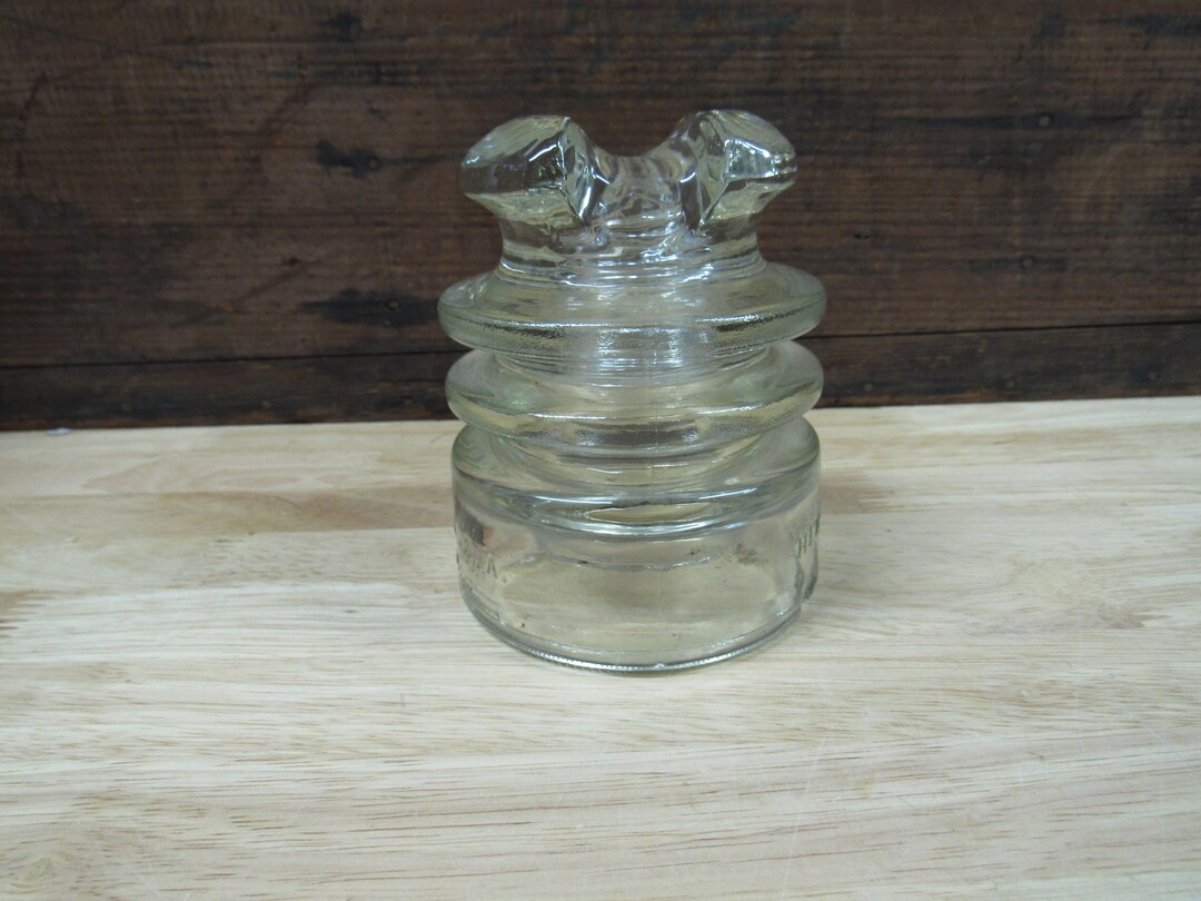 Large Glass Insulator, Large Power Hemingray Clear Insulator ...