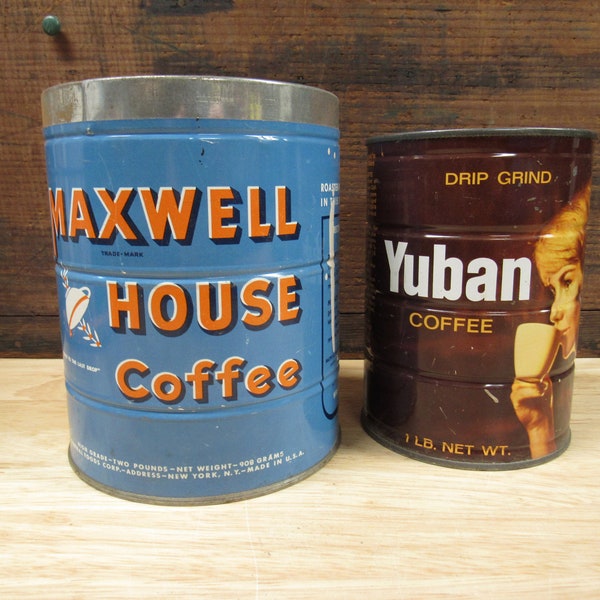 Vintage Coffee Cans - Etsy