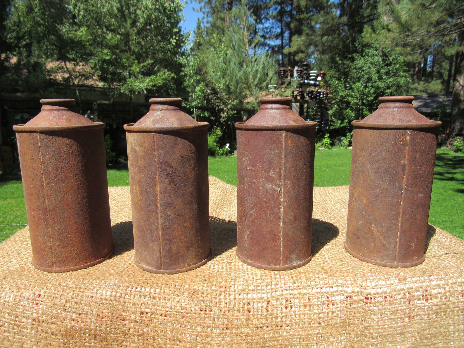 Rusty Cone Cans 3 Vintage Beer Cans Vintage Cone Can Acme | Etsy