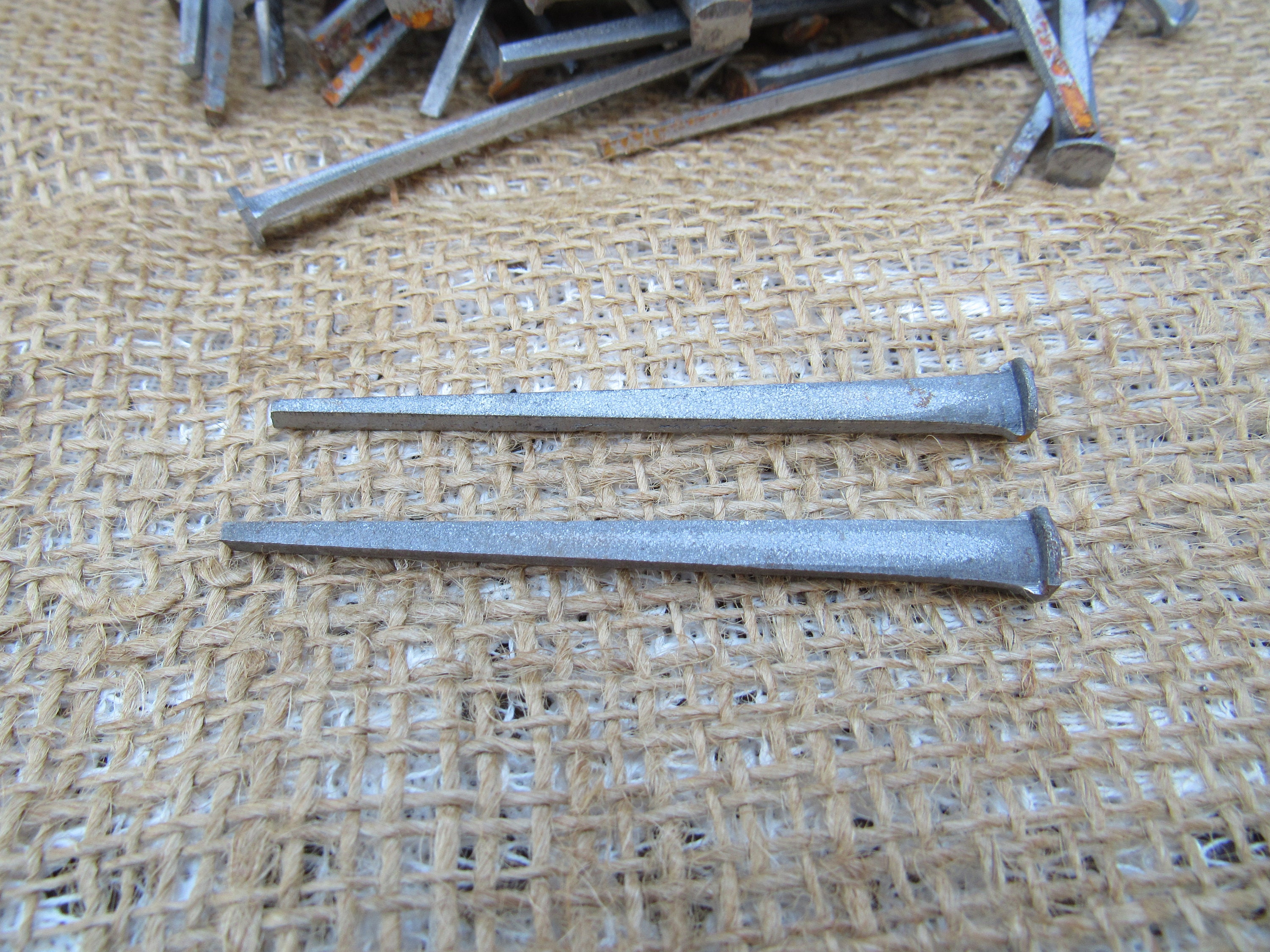 Square Cut Nails 50 Metal 3 Square Nails New Old Stock | Etsy