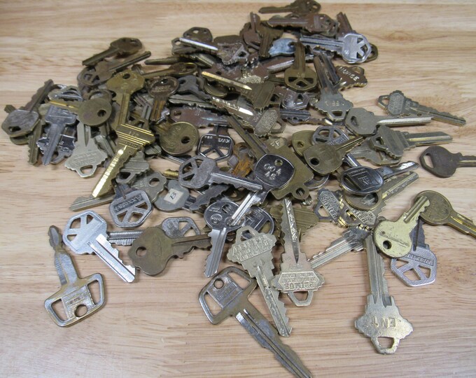 Brass Keys Assortment, KEYS, Key Assortment, Some Nice Old Patina'd ...