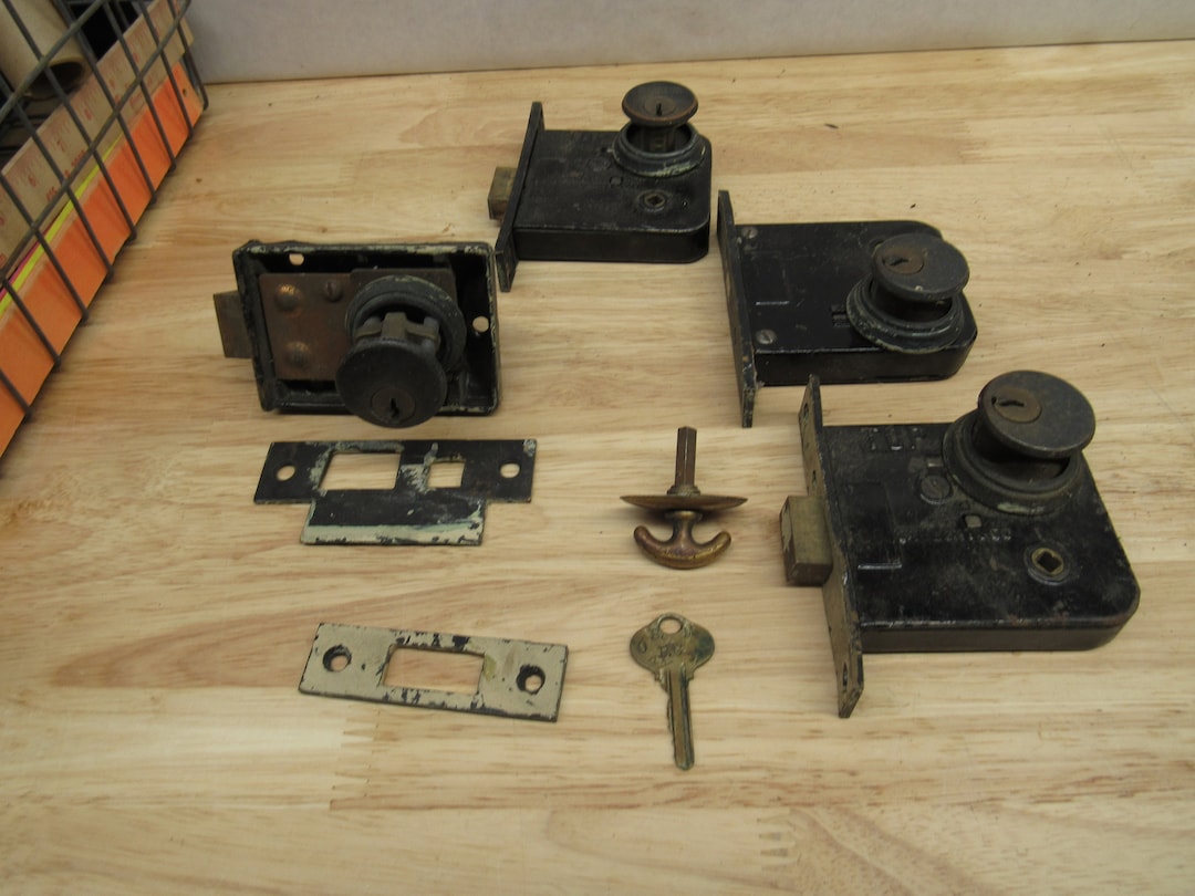 Door Lock Sets, Dead Bolt Set With Locking Mechanism and ALL KEYED the ...