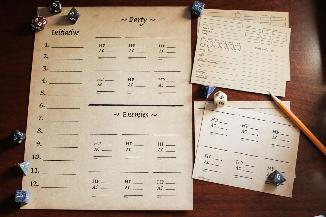 Initiative Tracker • Combat and Encounter Planner W. Bonus Monster/npc ...