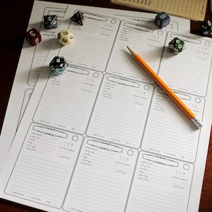 Spell Cards • Dungeons and Dragons, Pathfinder, Compatible With Most ...