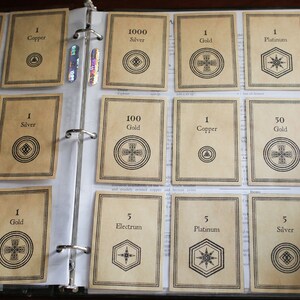 Dungeon Money • Print and Play • Dungeons and Dragons, Pathfinder ...