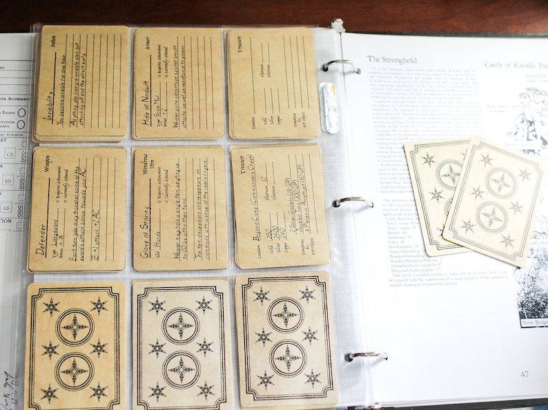 Magic Item and Treasure Cards • (print and Play) • Dungeons and Dragons ...