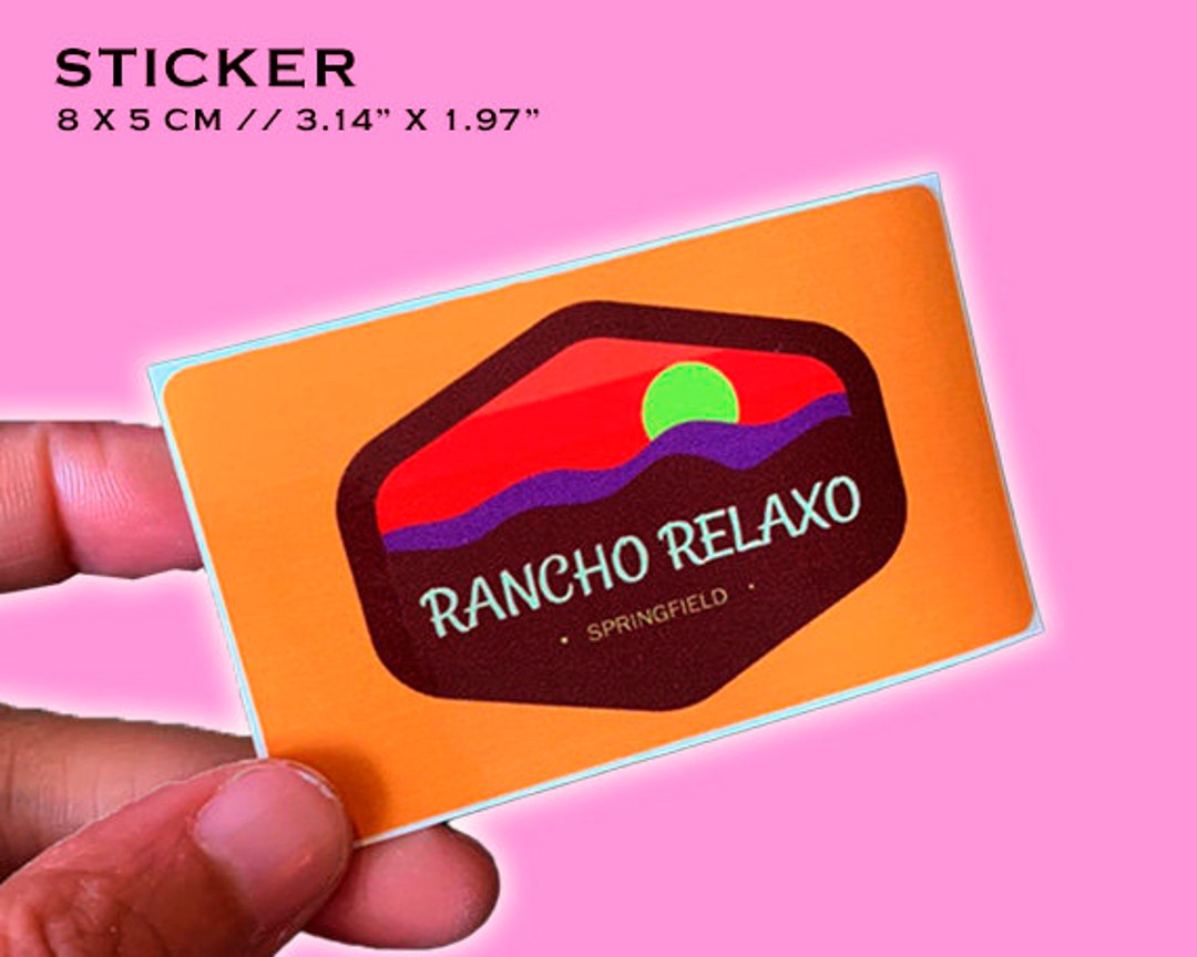Sticker "rancho Relaxo" Inspired in the Simpsons TV Show, Los Simpson ...