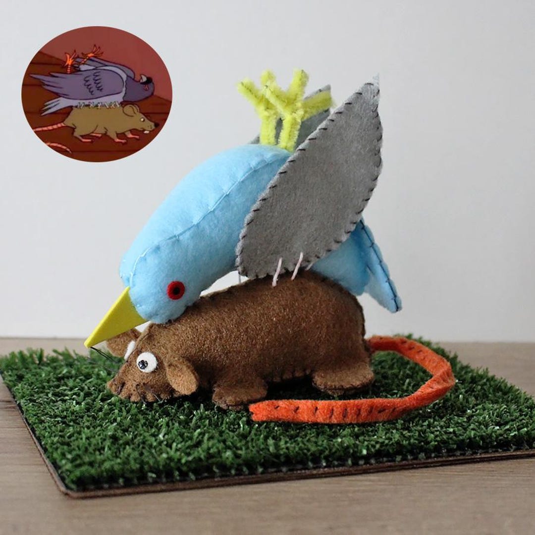 The Best Simpsons Gift, Pigeon-rat, TV Show, the Simpsons, Felt Plushie ...
