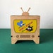 Mini TV Set, Wood TV, Classic TV Shows, Customized Tv - Etsy