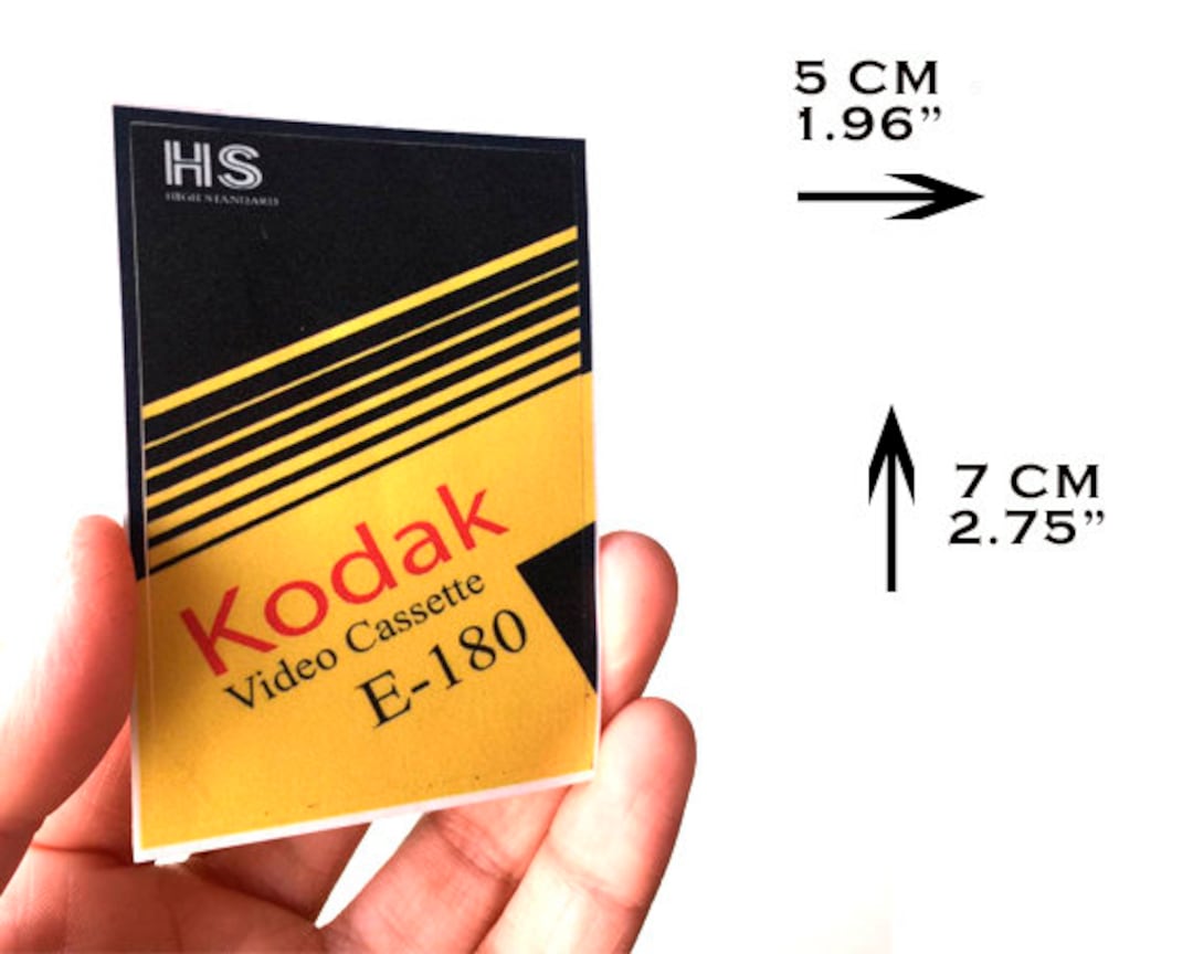 Mini Sticker Vintage Style Inspired in Kodak Concept Vinyl - Etsy