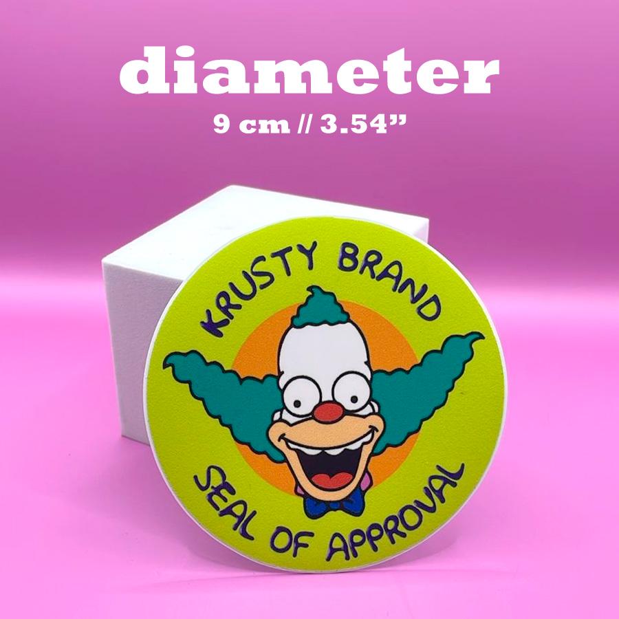 MAGNET "krusty Brand Seal of Approval", the Simpsons, Los Simpson ...