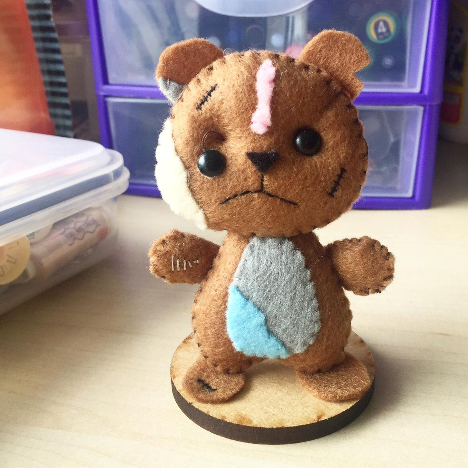 The Cuttest Gift. Lovely Bobo in Its ICE BAG Mr. Burns Bear - Etsy