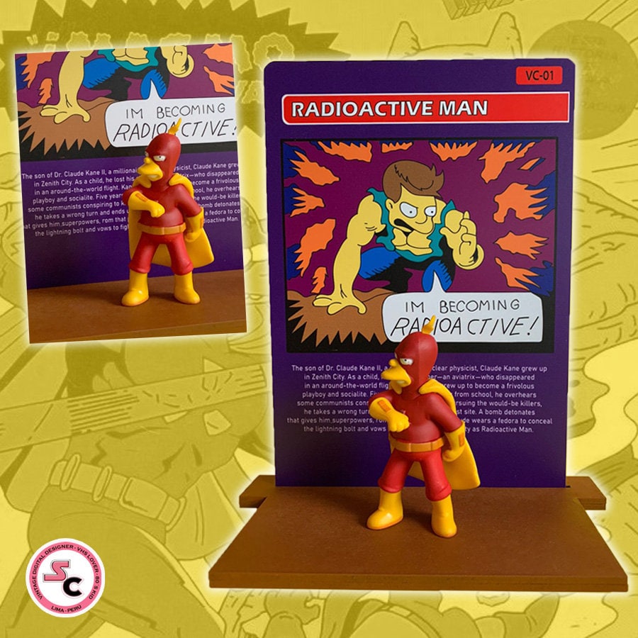 Action Figure Set the Simpsons Radioactive Man. - Etsy