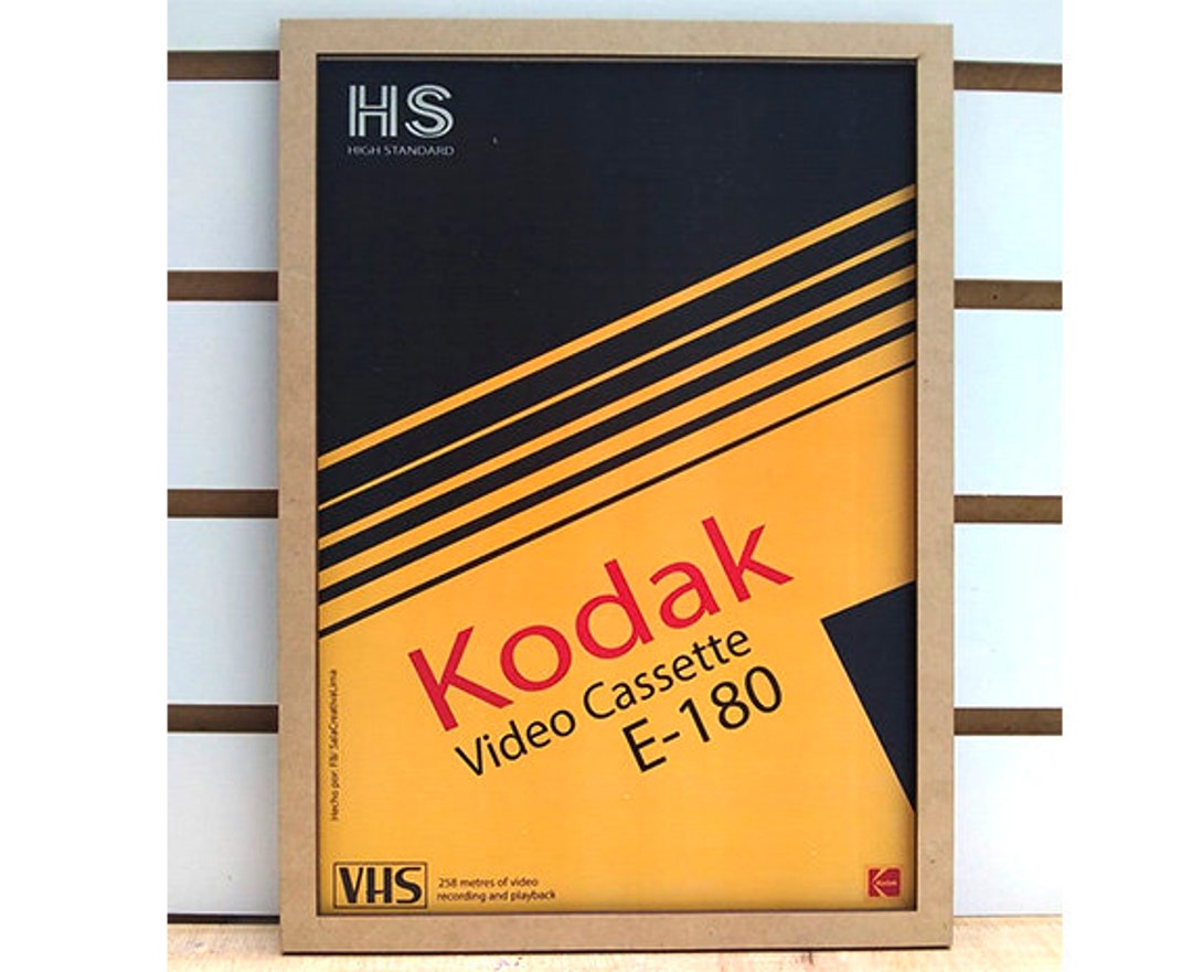 Kodak Concept Wall Frame. VHS Style. VCR Concept. Retro Gifts. the ...