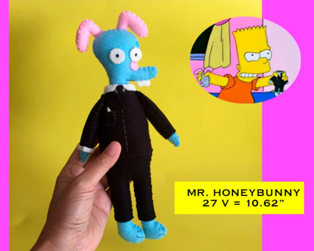 Mr. Honeybunny, the Simpsons, Plushie, Cartoons, Simpsons Gift, Bart ...