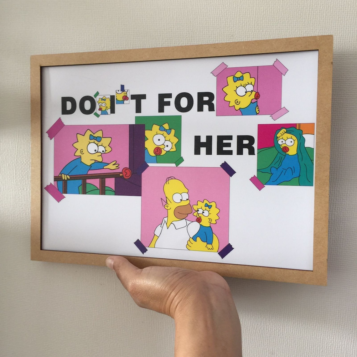 The Simpsons do It for Her Frame. Classic. - Etsy
