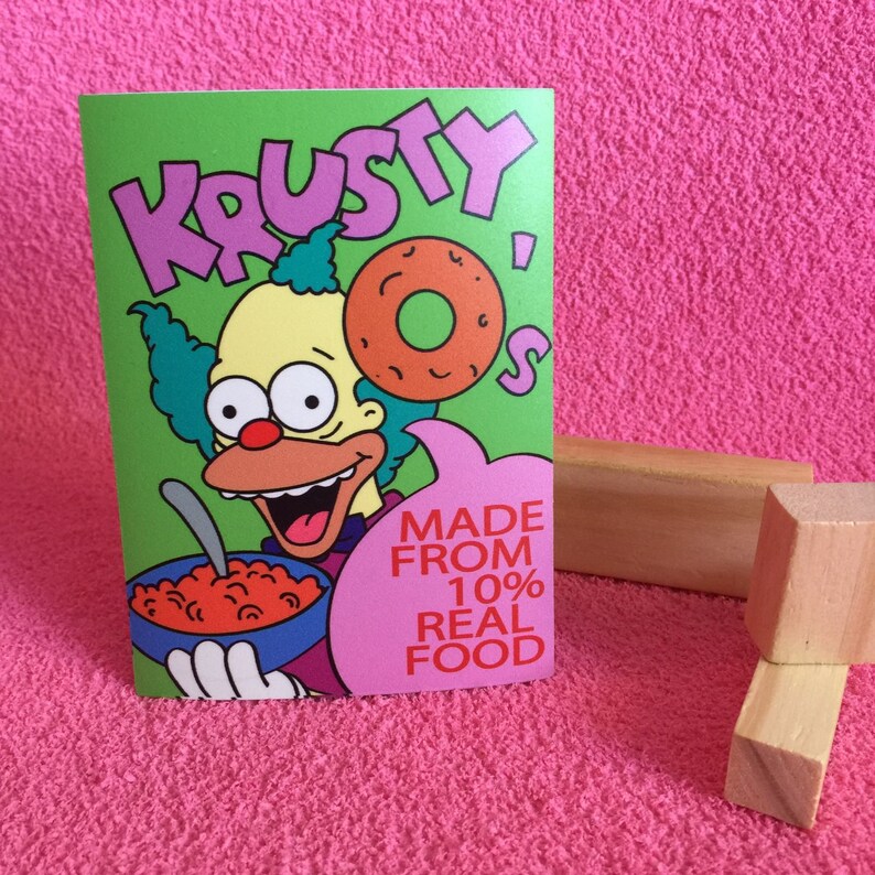 MAGNET krusty Cereal. the Simpsons. Los Simpson. - Etsy