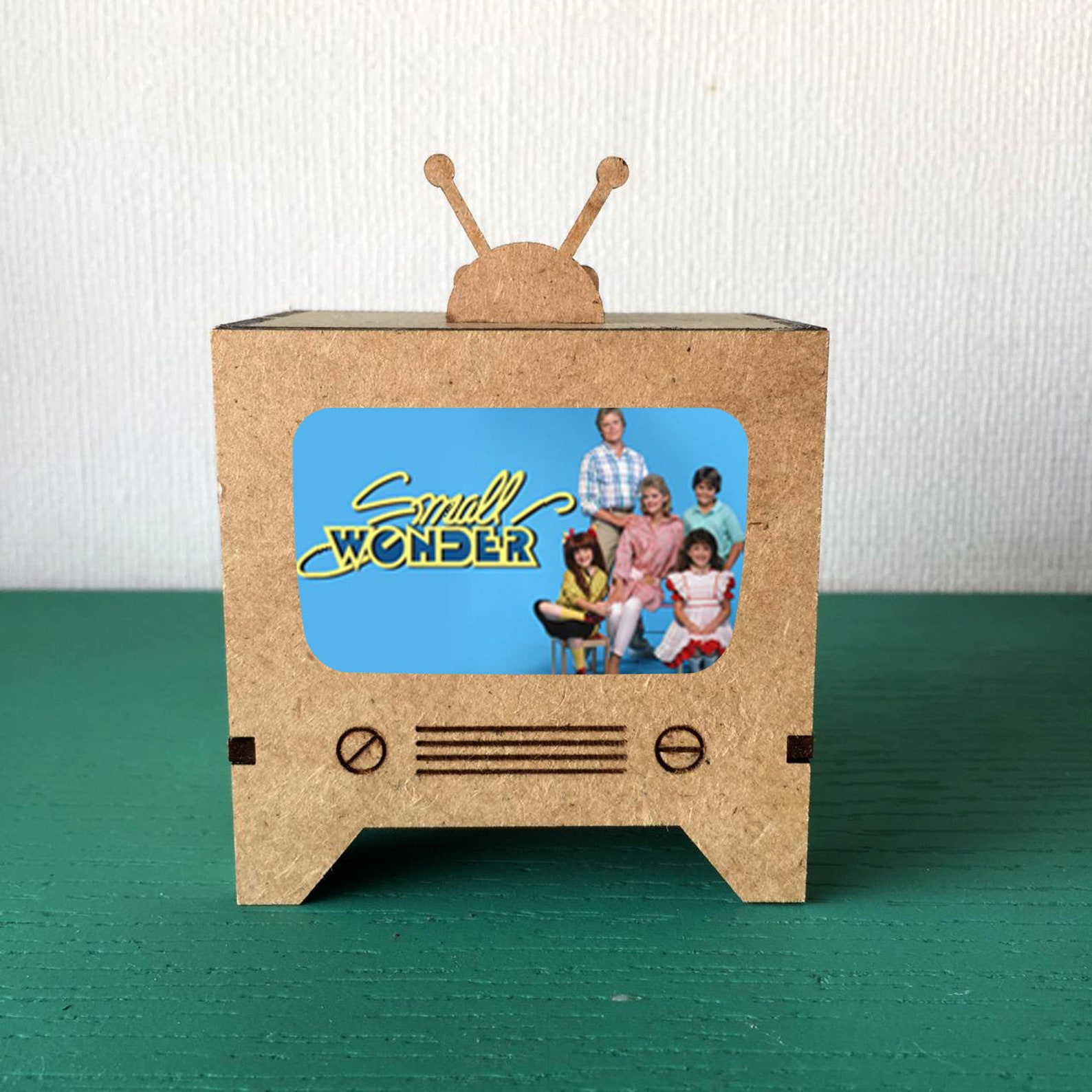 Mini TV Set / Wood TV / Classic TV Shows price Includes 2 | Etsy