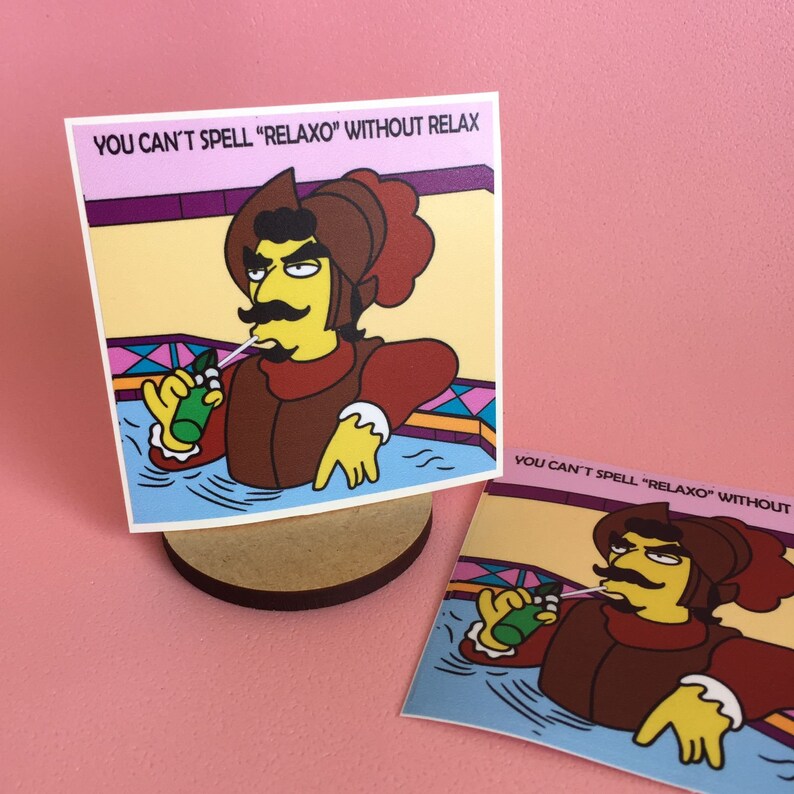 Sticker "rancho Relaxo", the Simpsons Fan, Perfect Gift, Original Gift ...