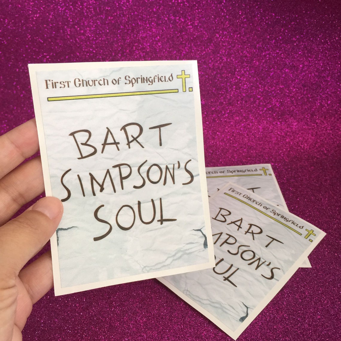 Simpsons Bart Soul Sticker the Simpsons Sticker Bart - Etsy