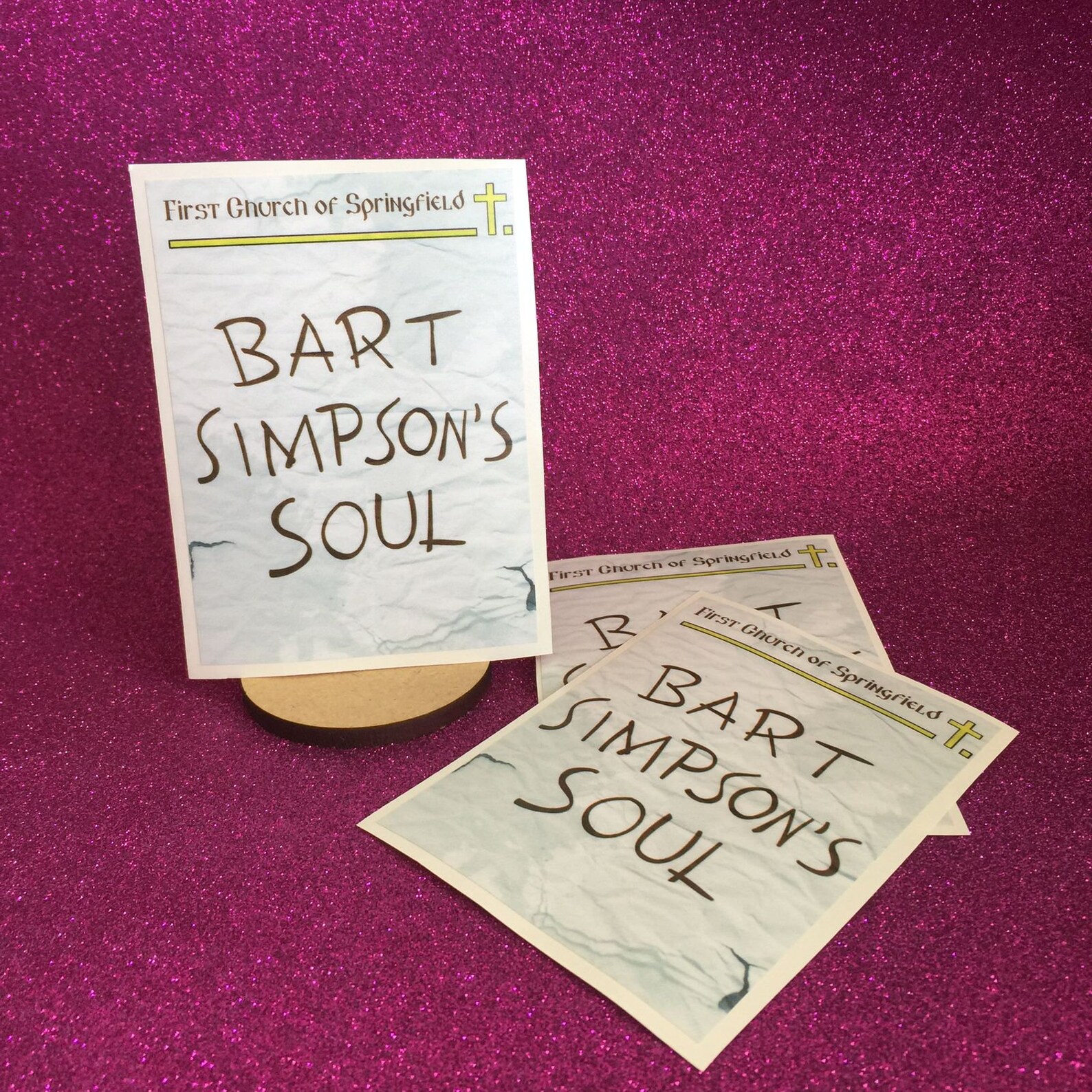 Simpsons Bart Soul Sticker the Simpsons Sticker Bart - Etsy