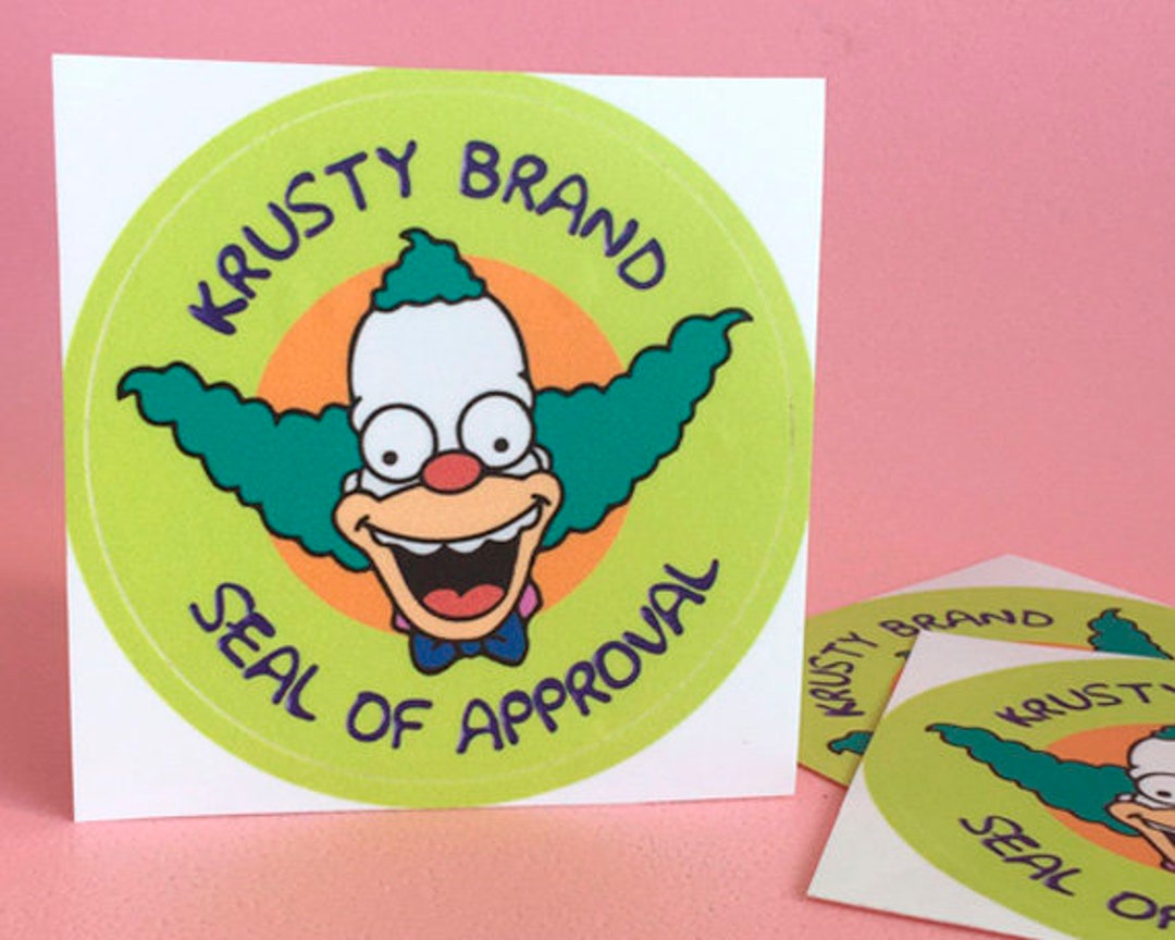 Sticker "krusty Brand", the Simpsons, TV Show, Los Simpson, Clown ...