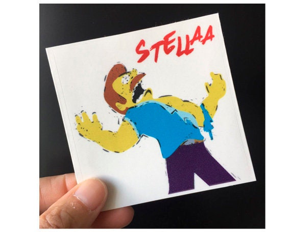 Sticker ned Flanders Stella Inspired in the - Etsy
