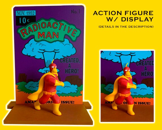 Action Figure Set the Simpsons Radioactive Man. - Etsy