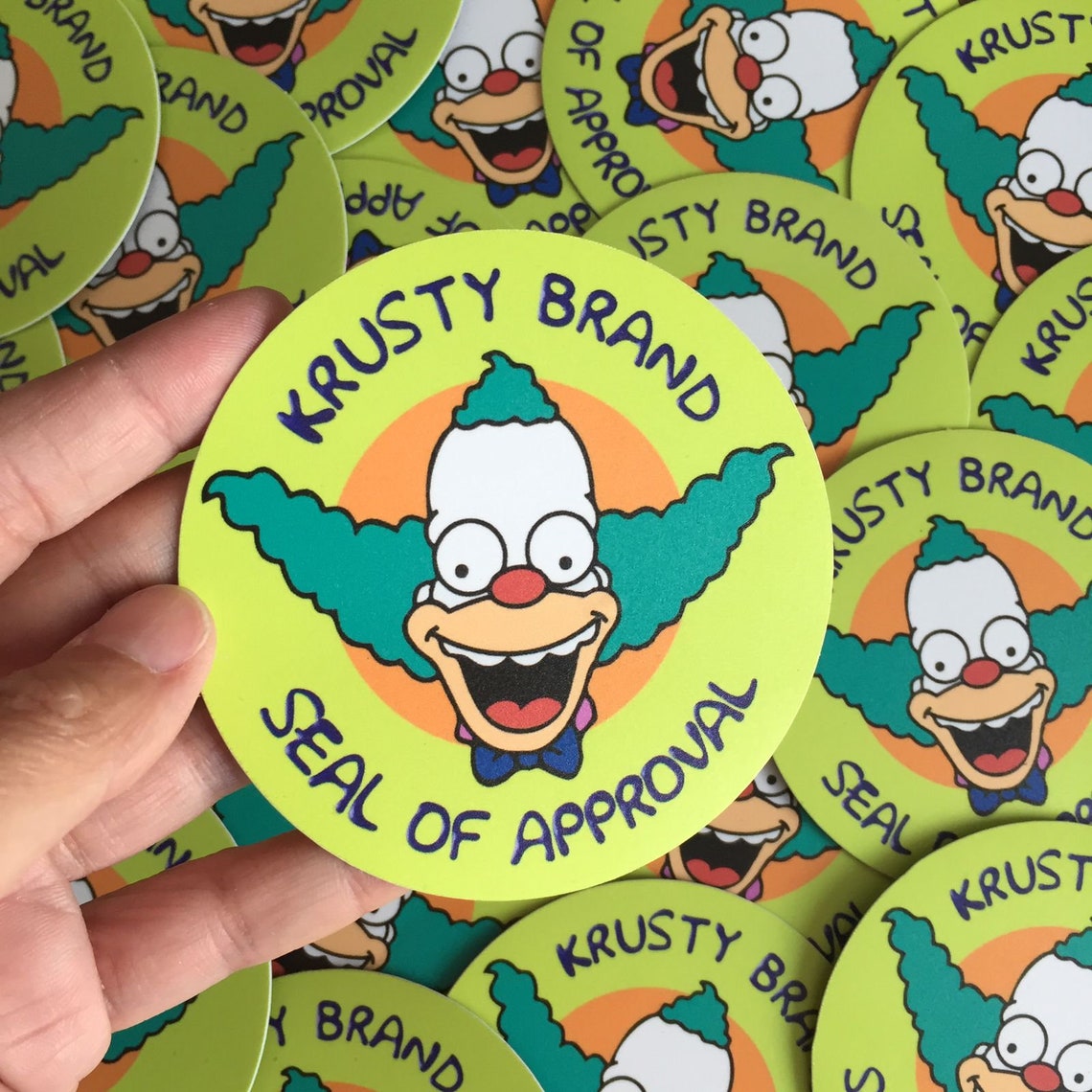 MAGNET krusty Brand Seal of Approval. the - Etsy UK