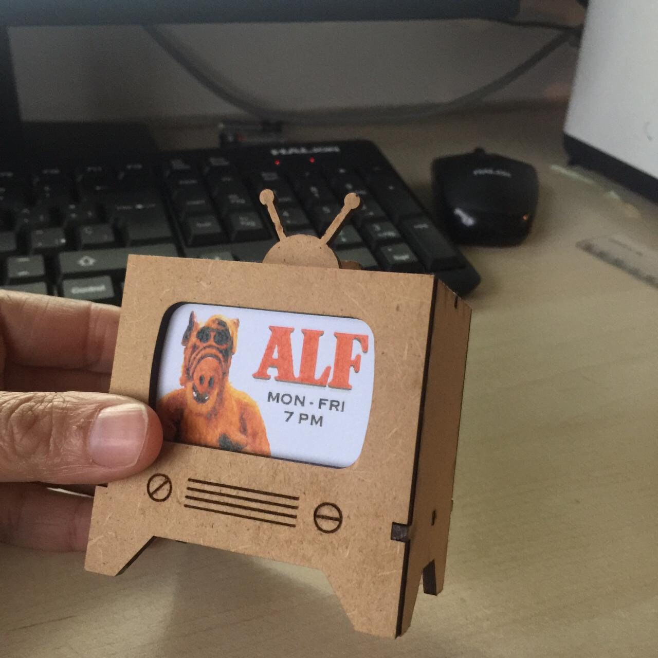 Mini TV Set / Wood TV / Classic TV Shows Price includes 2 | Etsy