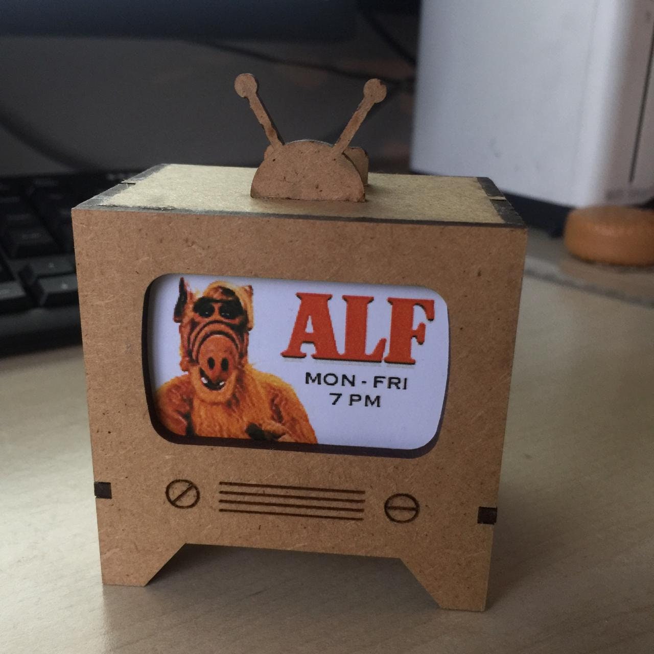 Mini TV Set / Wood TV / Classic TV Shows Price includes 2 | Etsy