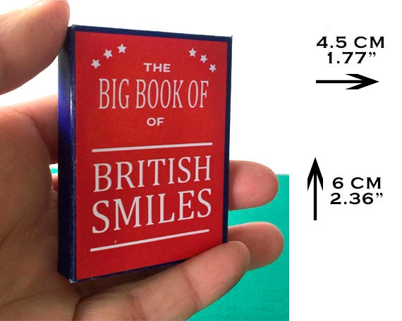 Mini Book big Book of British Smiles. the | Etsy