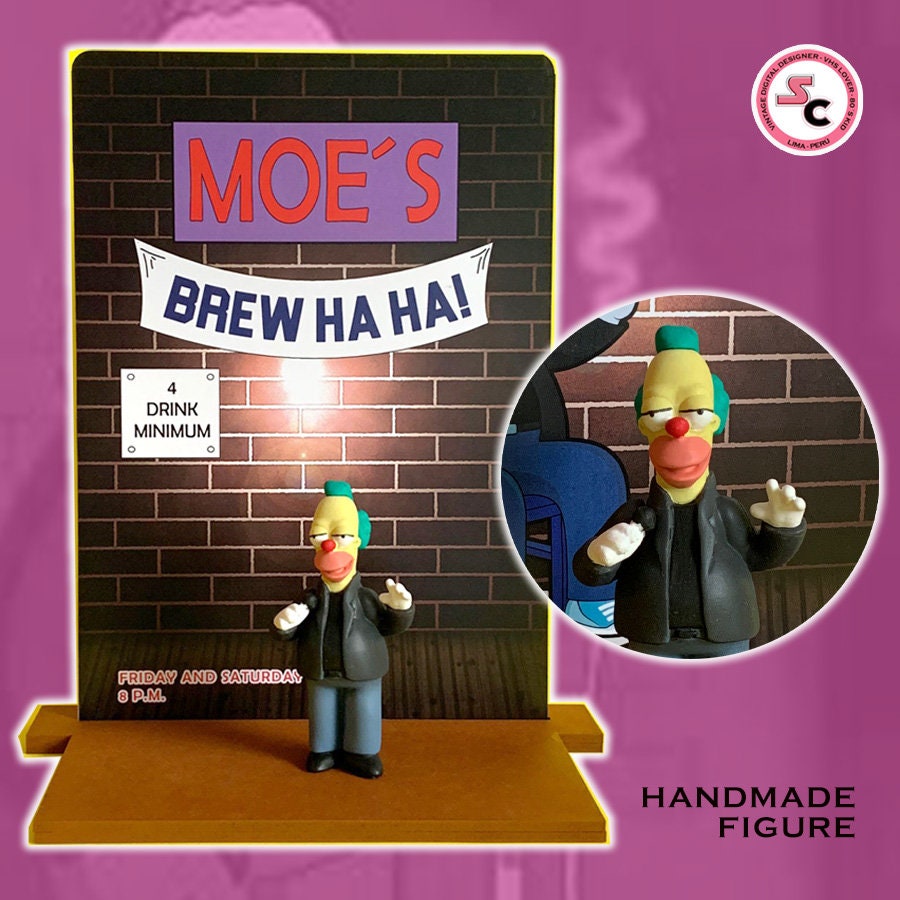 Action Figure Set the Simpsons Krust. Krusty the Clown. 100% - Etsy