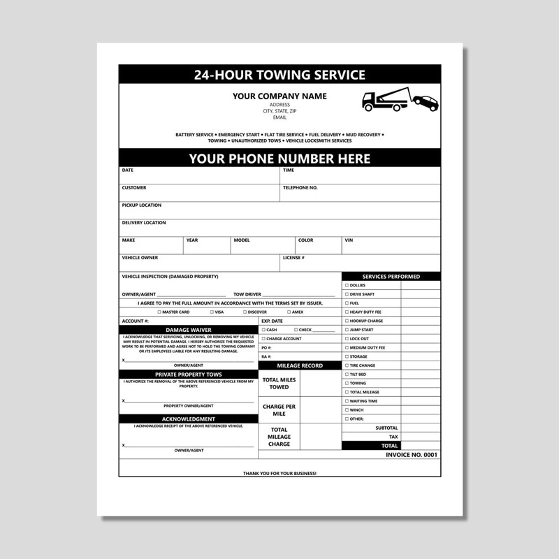 Invoice Template - Etsy