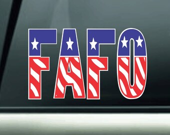 Fafo Decal - Etsy